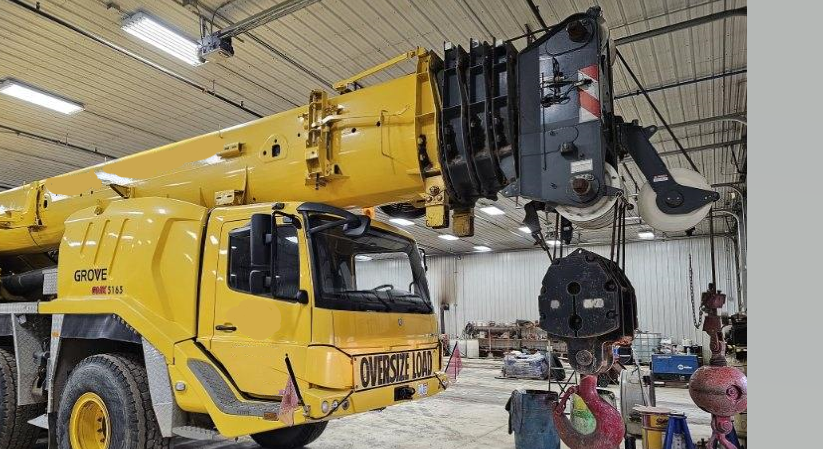 Used 2008 Grove GMK5165 for sale | Alberta Crane Service Ltd